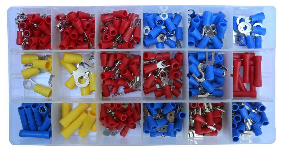 300 Piece Insulated Terminal Kit - Rhino Electricians Tools