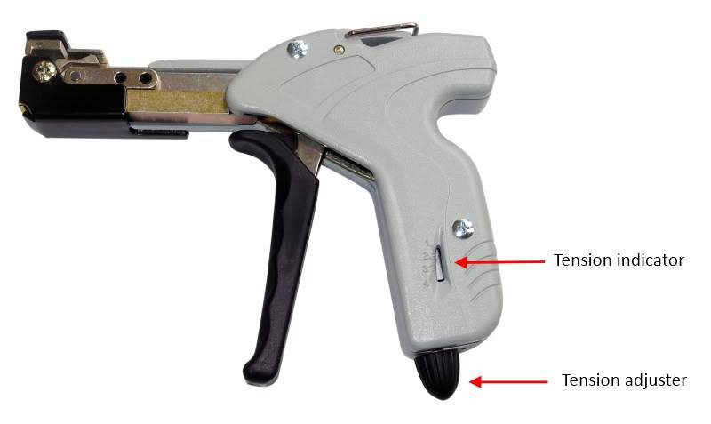 Stainless Steel Cable Tie Gun - Rhino Electricians Tools