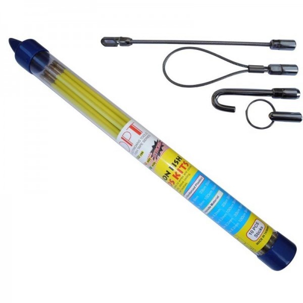 10 X 33cm Fibreglass Push Pull Rods - Rhino Electricians Tools