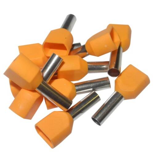 Twin Wire 4mm² Bootlace Ferrules - Rhino Electricians Tools