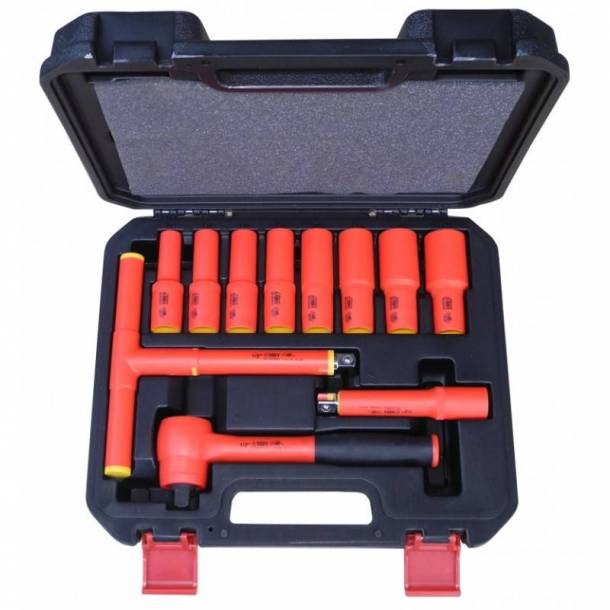 1/2" DR Insulated Socket Set - Rhino Electricians Tools