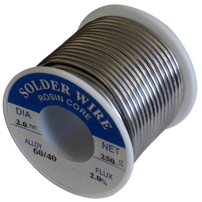 2mm 60 40 Solder 250 Gram Rhino Electricians Tools