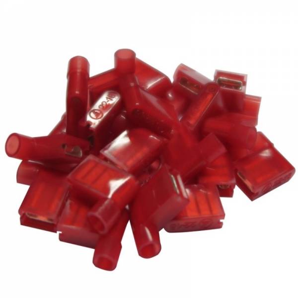 Red Insulated Flag Terminals - Rhino Electricians Tools