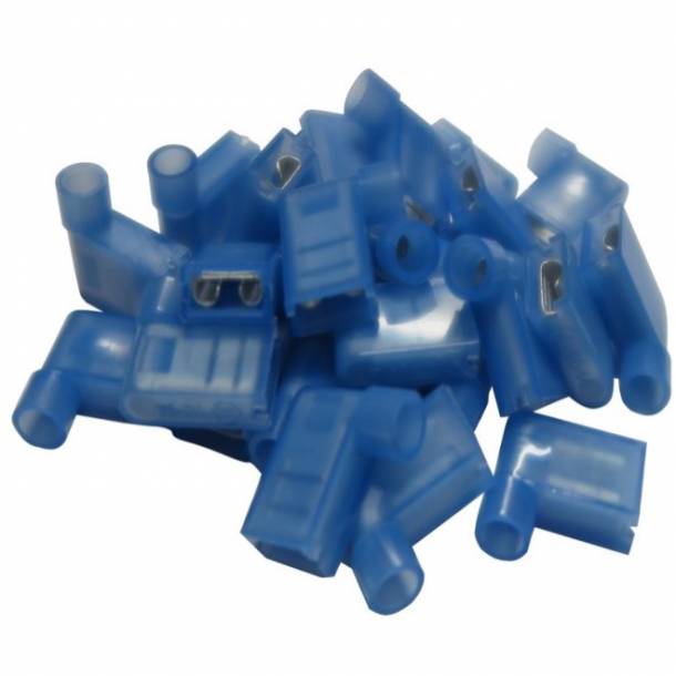Blue Insulated Flag Terminals - Rhino Electricians Tools