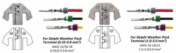 220 Pce Weather Pack Crimping Kit - Rhino Electricians Tools