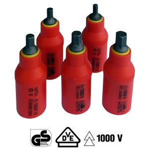 20 Pce 1000V Insulated Socket + Hex Set - Rhino Electricians Tools