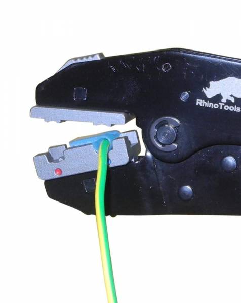 Insulated Flag Terminal Crimping Kit - Rhino Electricians Tools