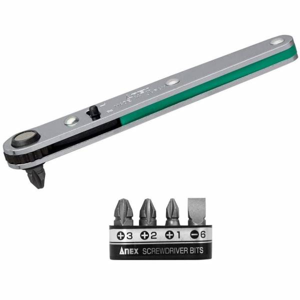 Low Profile Offset Ratcheting Screwdriver - Rhino Electricians Tools