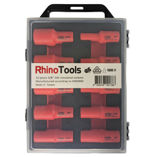 SAE Insulated Sockets - Rhino Electricians Tools