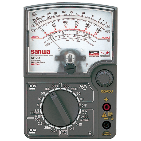 SP20 Analogue Multimeter - Rhino Electricians Tools