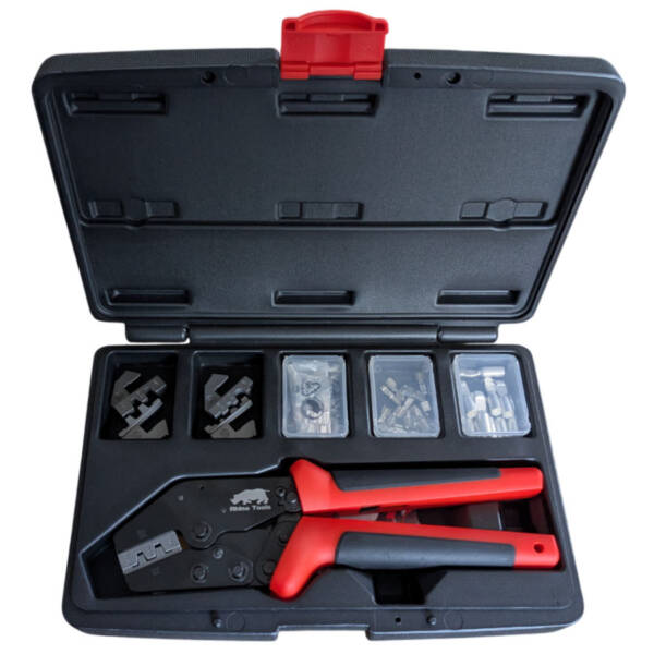 Anderson Plug Power Pole Cable Crimper. Ratchet crimping tool
